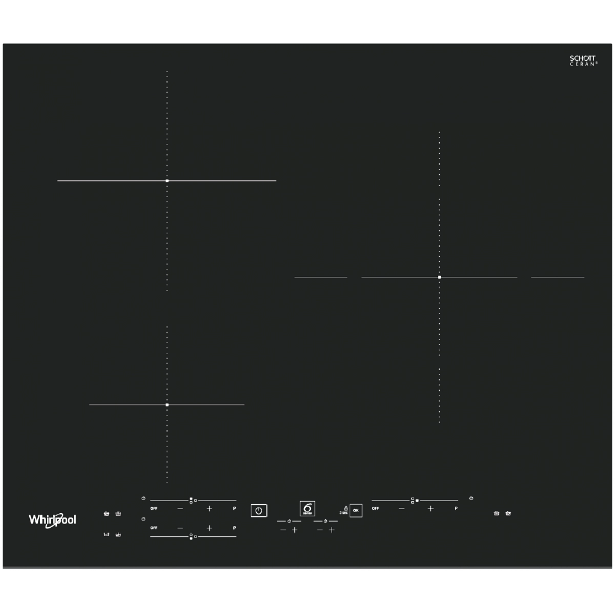 Whirlpool WSB2360BFP 600mm Induction hob (32A) | Made in Italy | – Koda ...